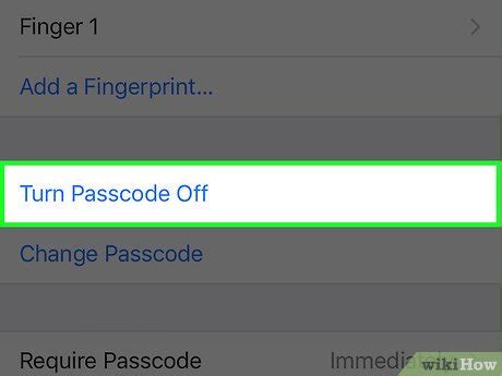 How To Turn Off Your IPhone Passcode 6 Steps With Pictures