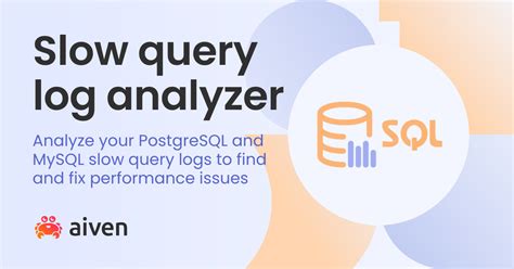 Postgresql And Mysql Query Log Analyzer