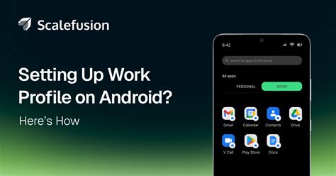 How To Set Up Work Profile On Android Device