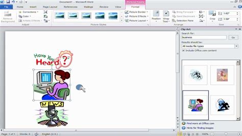 How To Insert Clip Art In Ms Word Printable Online