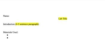 Formal Lab Template By EVERWOOD VIRTUAL TPT