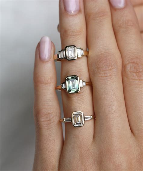 3 Setting Styles For An Emerald Cut Diamond · Rachel Boston