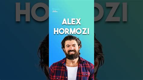 Alex Hormozi The Sales and Marketing Goat 👑🐐 - YouTube