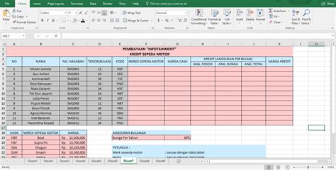 Detail Contoh Soal Rumus Excel Dan Jawabannya Koleksi Nomer 30