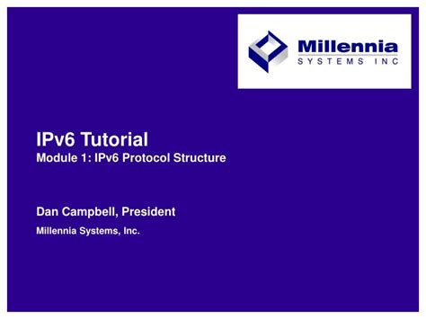 PPT IPv Tutorial Module IPv Protocol Structure PowerPoint Presentation ID