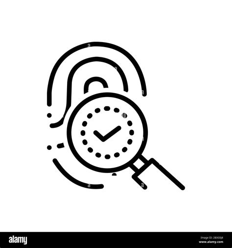 Fingerprint Identity Icon Stock Vector Image And Art Alamy