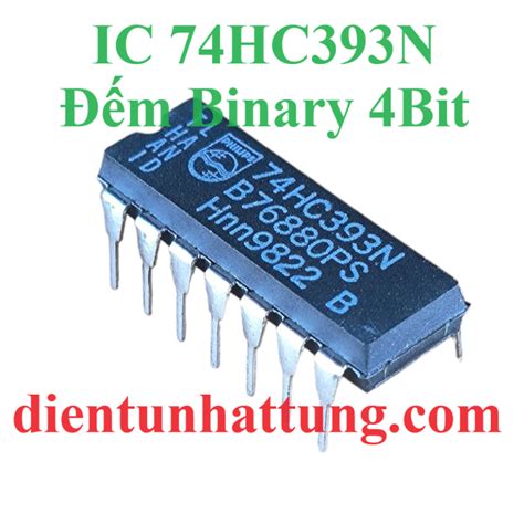IC SN74HC393 ĐẾM BINARY 4BIT IC ĐẾM NHỊ PHÂN 4BIT