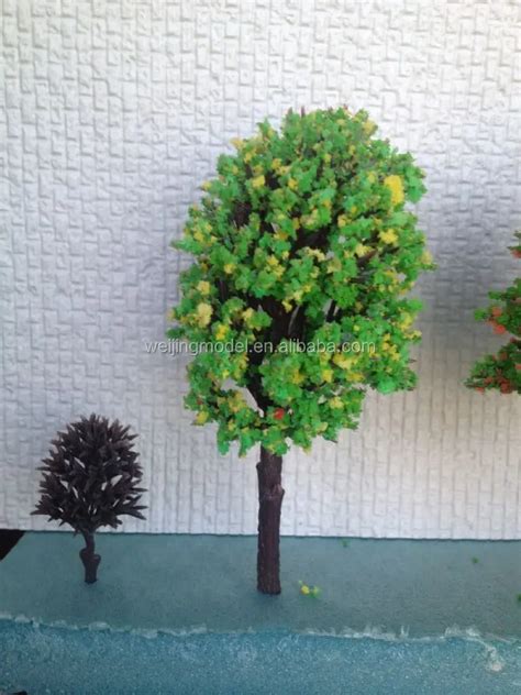 10cm Scale Plastic Miniature Model Tree For Architectural Layout