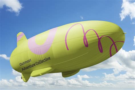 zeppelin mockup realistic airship psd premium psd mockup rawpixel
