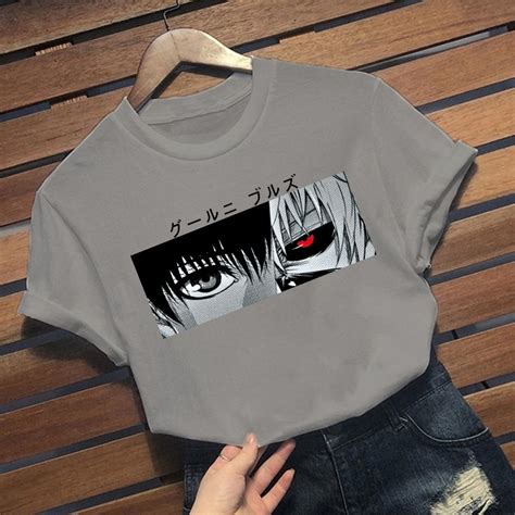 Купить Аниме Токийский Гуль Аниме Манга футболка Kaneki Ken Harajuku ...
