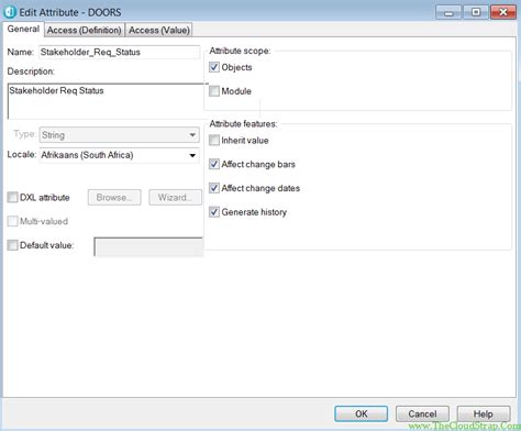 doors attribute thecloudstrap