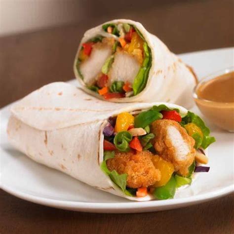 Crispy Chicken Wrap Royal Gulf Restaurant