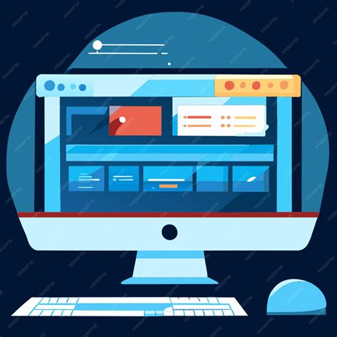 Premium Vector Pograming Progfile Website Vector Illustration