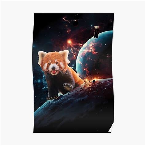 Space Pandas Premium Matte Vertical Poster Sold By Daniellharris Sku 41600181 Printerval