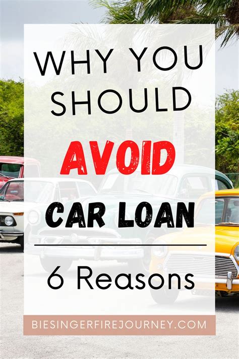 Why you should avoid car loan? | Car buying, Car loans, Financial ...