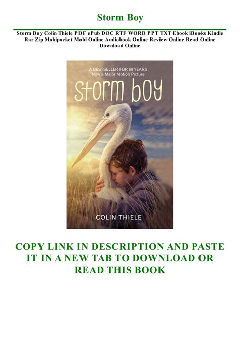 Download Pdf Storm Boy By Colin Thiele