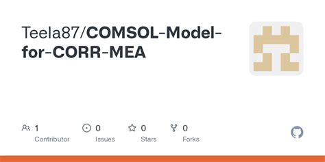 Github Teela87comsol Model For Corr Mea
