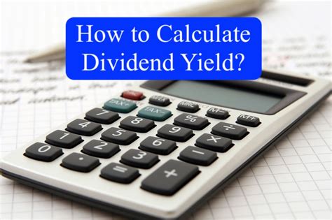 How To Calculate Dividend Yield Dividend Power