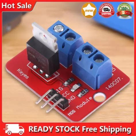 0 24v top mosfet button irf520 mos driver module for arduino mcu arm uk