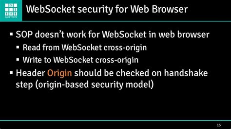 Whats Wrong With Websocket Apis Unveiling Vulnerabilities In Websocket Apis Speaker Deck