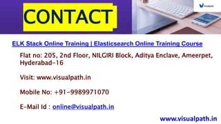 Elk Stack Online Training Elasticsearch Online Training Course Pptx