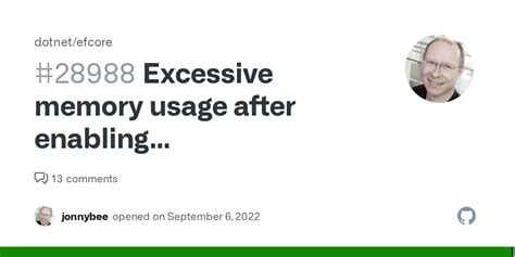 Excessive Memory Usage After Enabling Dbcontextfactory · Issue 28988 · Dotnetefcore · Github