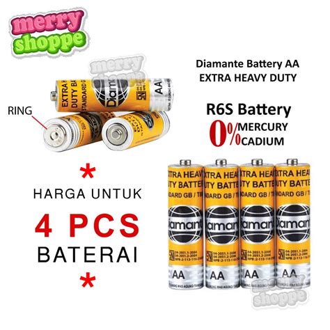 Jual Baterai Ukuran Aa Batrai Merk Diamante Batu Batre Shopee Indonesia