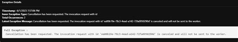 C Azure Functions Triggered Started Throwing Taskcancelled