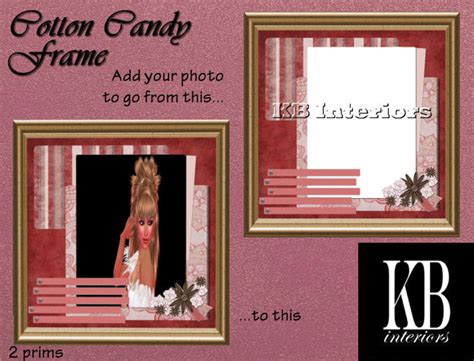 Second Life Marketplace Cotton Candy Frame