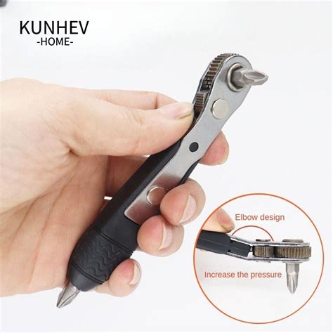 kunhev nơ vít ratchet Ổ cắm lô 36 răng tua vít hai chiều bền bỉ với ổ