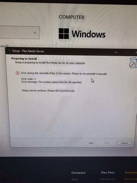 Pms Upgrade To 64bit Error Rplex