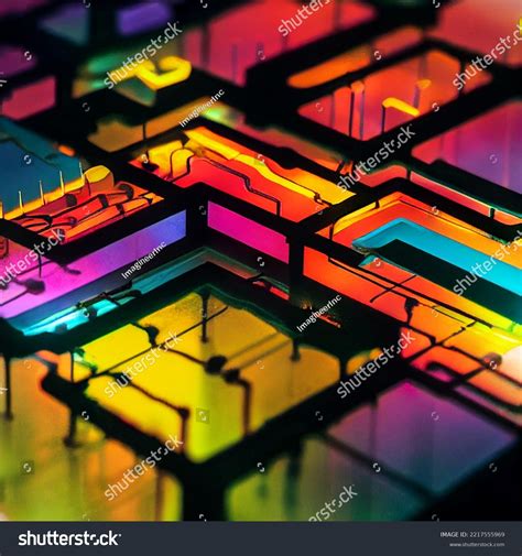3d Rendering Abstract Complex Electronic Circuit Stock Illustration 2217555969 Shutterstock