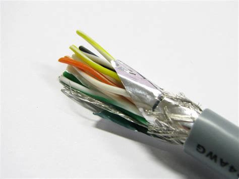 Ul2919 실드케이블 5p10가닥×24awgrs422 1m 디바이스마트