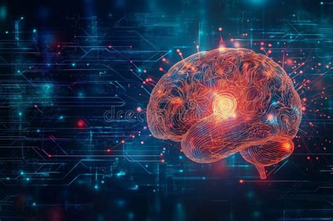 Exploring Biohacking With Futuristic Neural Enhancement Concepts And Glowing Brain Connections