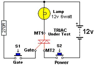 How To Test A TRIAC With Diode Mode