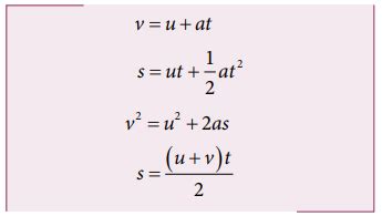 Equations Of Uniformly Accelerated Motion By Calculus Method