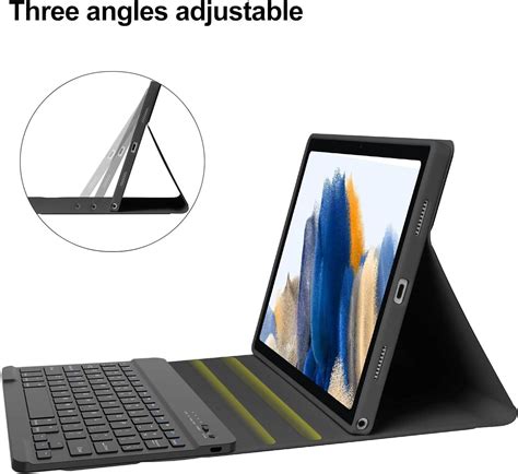 Tab A8 Keyboard Case 2022 Slim Bluetooth Keyboard Cover Detachable