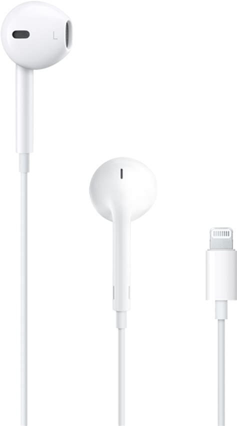 Apple Earpods Lightning Kontakt Vit Mwty Zm A