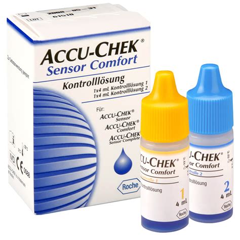 Accu Chek® Sensor Comfort Kontroll Lösung Shop
