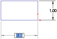 Numeric Sketch Input SOLIDWORKS Help