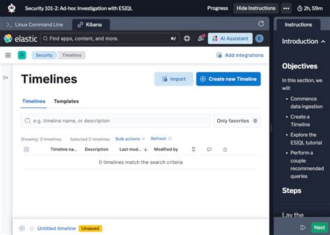 Elastic Security Ad Hoc Investigation With Esql Elastic