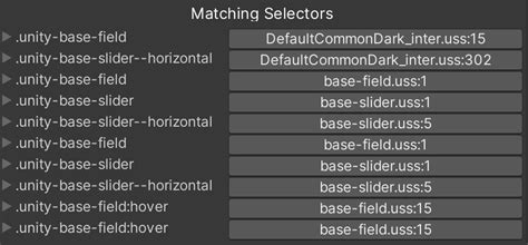 unity ui styles leak into ui builder unity engine unity discussions