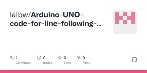 Github Laibwarduino Uno Code For Line Following Car Project