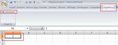 personnalisation du ruban les fonctions d appel callbacks