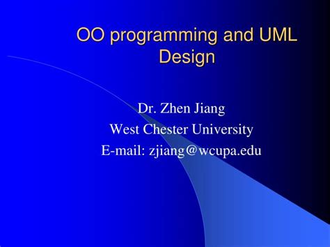 ppt oo programming and uml design powerpoint presentation free