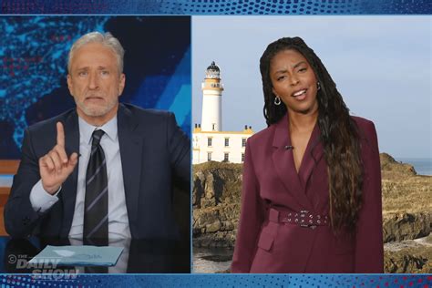 Jessica Williams Crashes Jon Stewarts Daily Show Monologueagain Latenighter