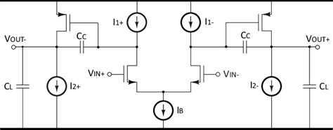 Conventional Fully Differential Two Stage Amplifier Download Scientific Diagram