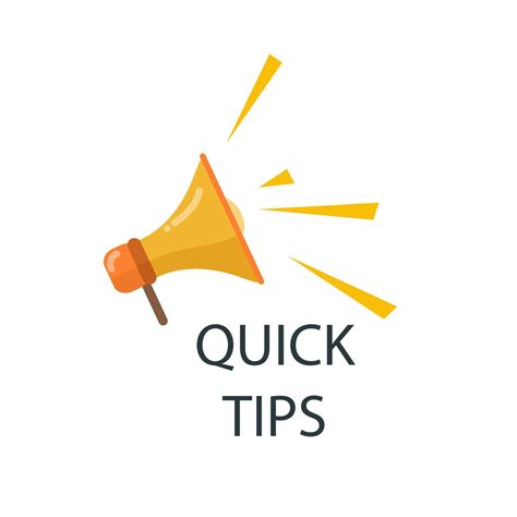 Quick Tips Label Design Vector 7983685 Vector Art At Vecteezy