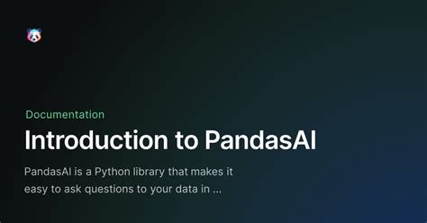 Introduction To Pandasai Pandasai