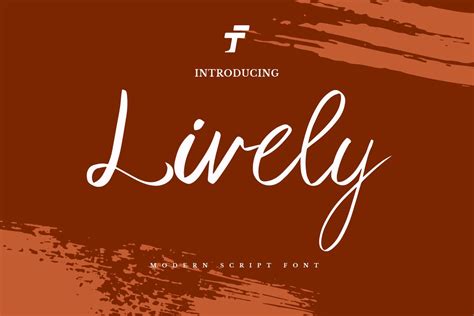 Lively Script Font Script Fonts ~ Creative Market